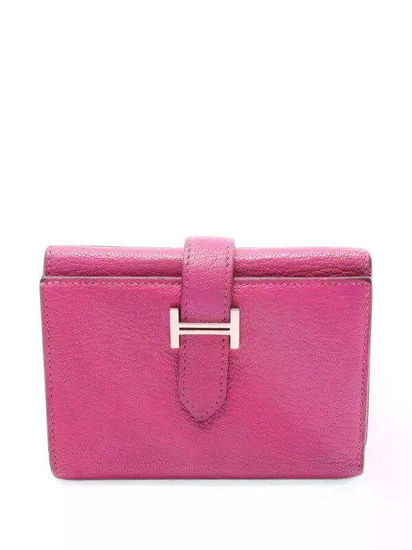 Hermès 2022 Bearn Trifold Wallet - Pink