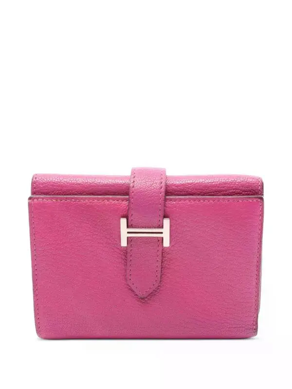 Hermès 2022 Bearn Trifold Wallet - Pink