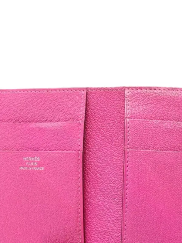 Hermès 2022 Bearn Trifold Wallet - Pink