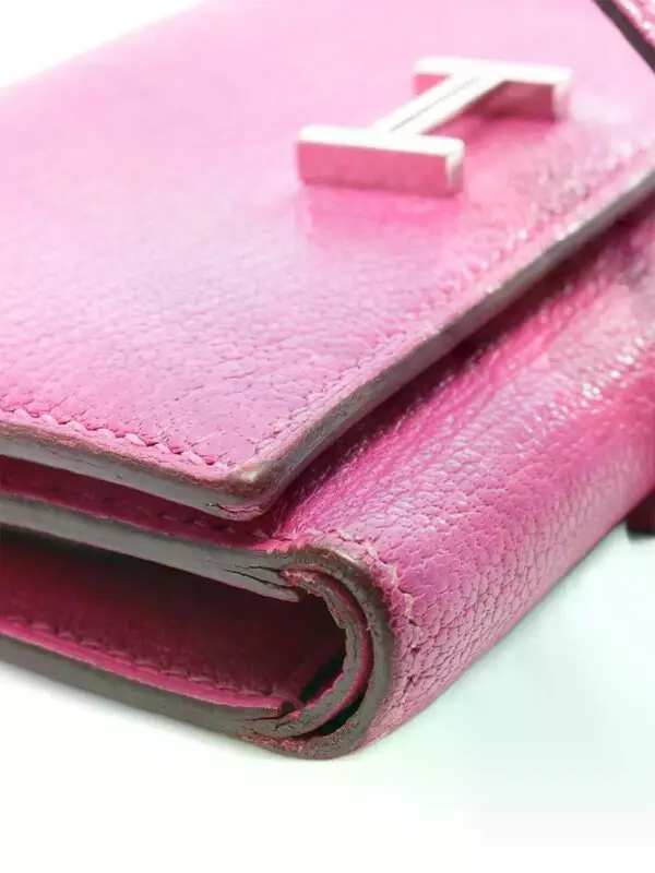 Hermès 2022 Bearn Trifold Wallet - Pink