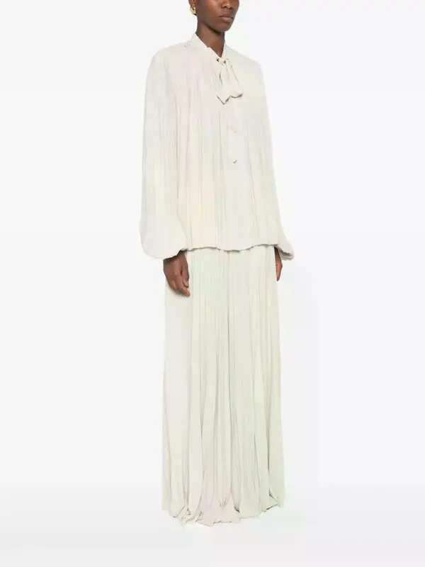 TOM FORD Pleated Pussy-bow Shirt