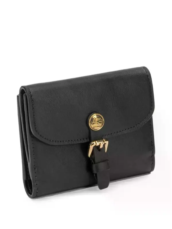 Etro Pony Buckle-detail Leather Wallet
