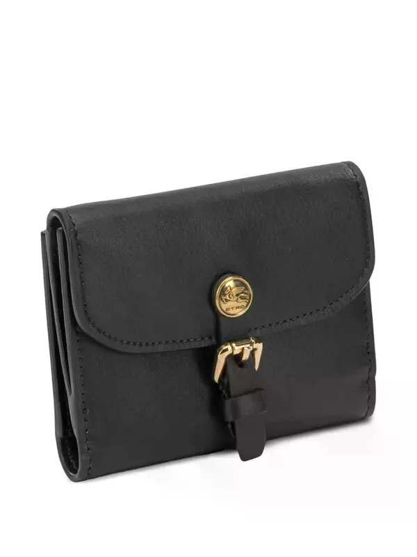 Etro Pony Buckle-detail Leather Wallet