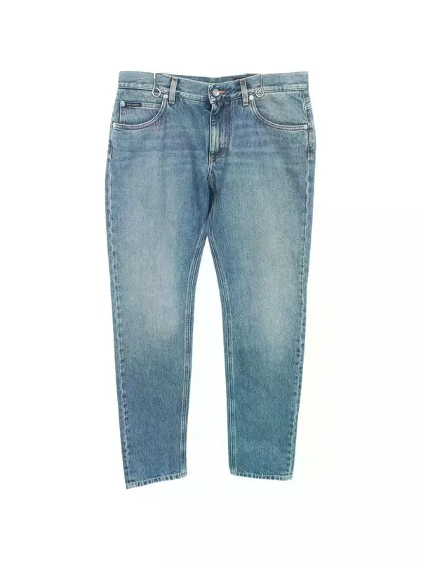 Dolce & Gabbana 2010s Logo Plate Jeans