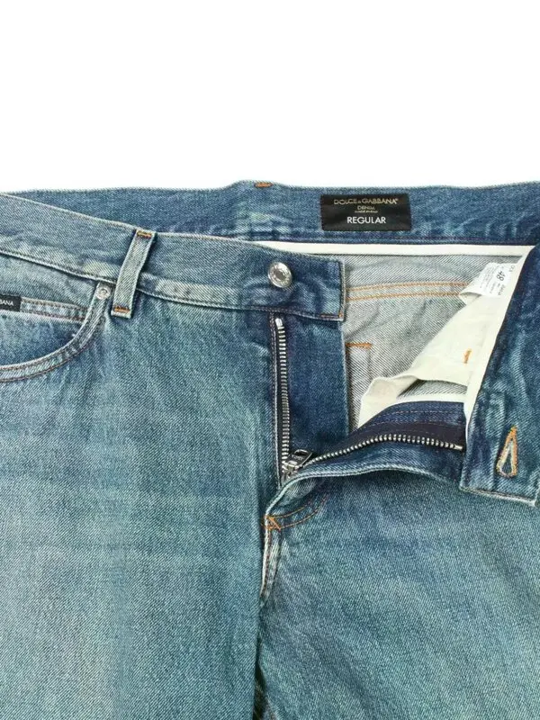 Dolce & Gabbana 2010s Logo Plate Jeans