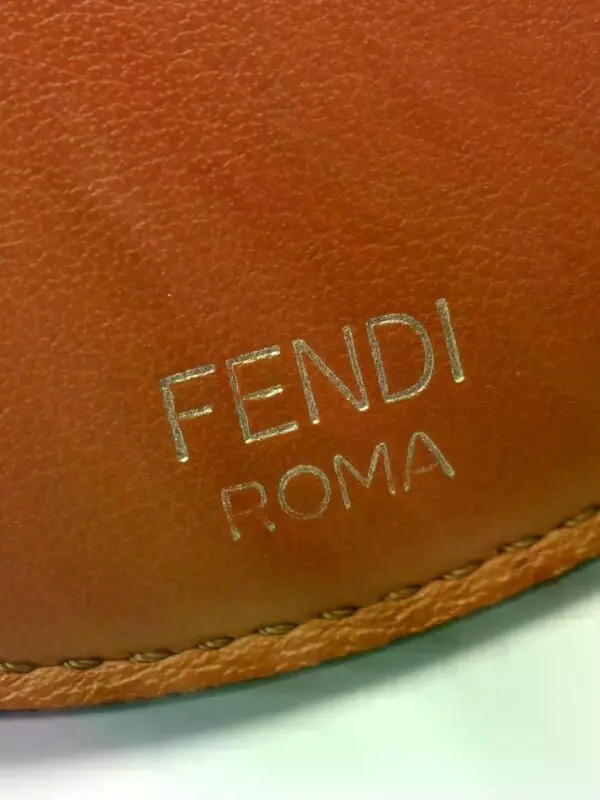 Fendi O'lock Leather Shoulder Bag - Brown