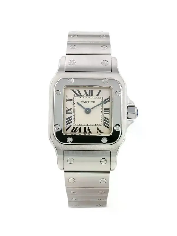 Cartier Santos Galbée 24mm Stainless Steel Watch - White