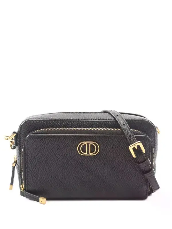 Dior Double Pouch Shoulder Bag - Black