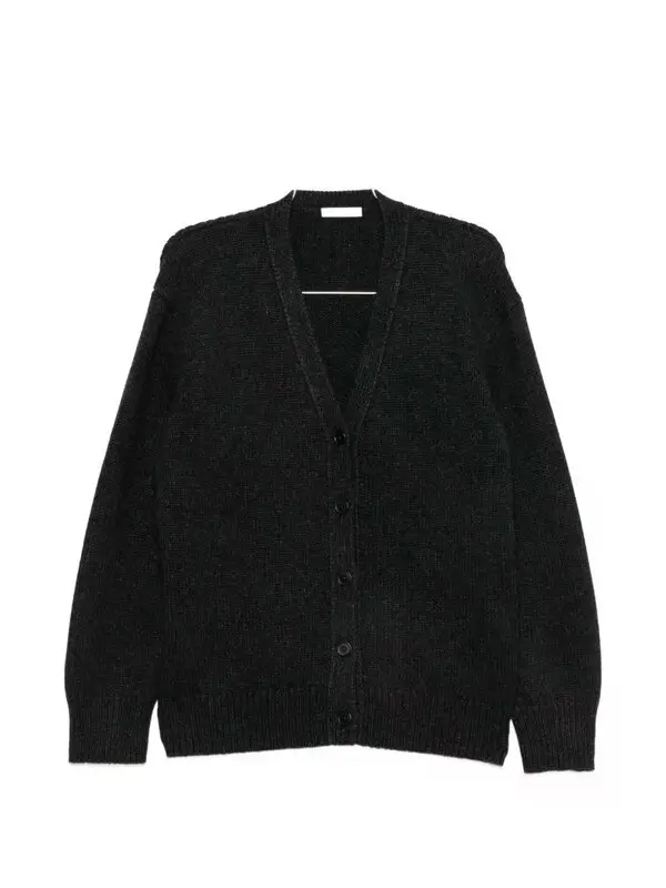 THE ROW Pranavi Ribbed-knit V-neck Cardigan