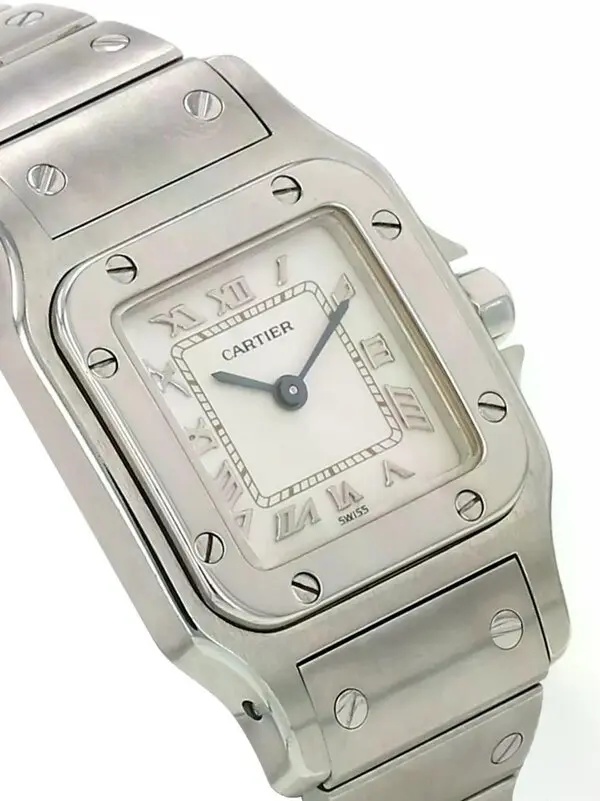 Cartier Santos Galbée 24mm Watch - White