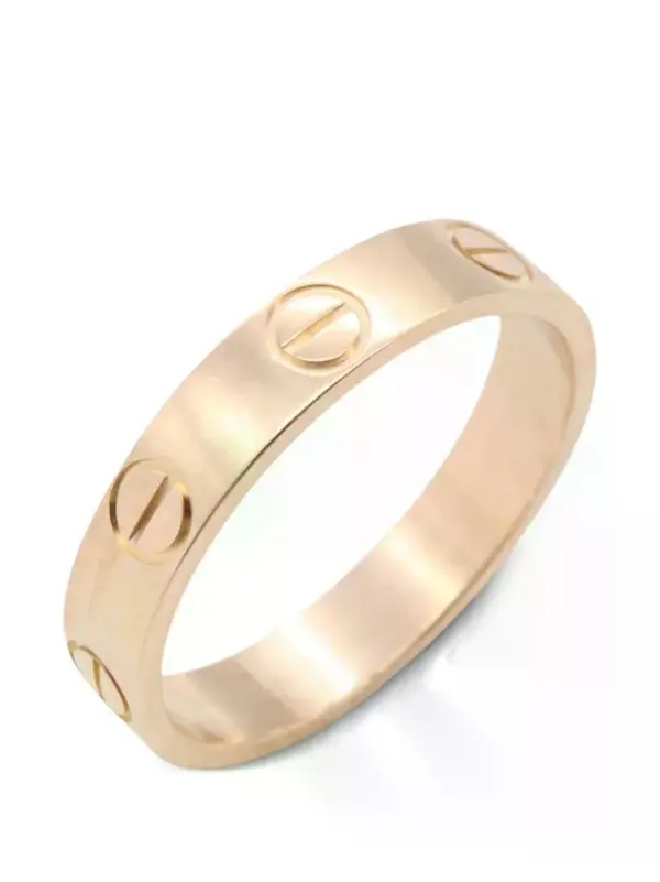 Cartier 18k Rose Gold Love Ring - Pink