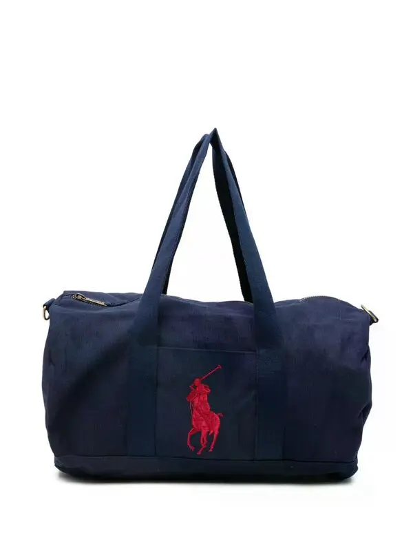Polo Ralph Lauren Embroidered Duffle Bag - Blue