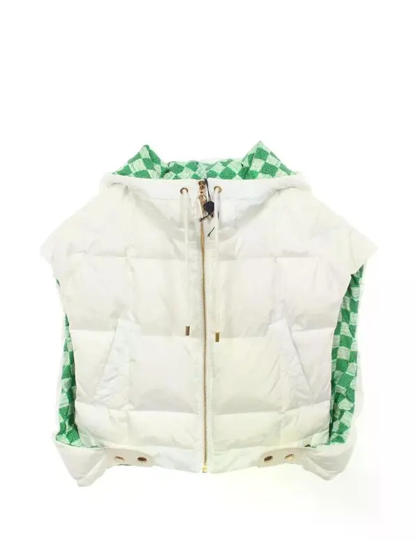 LOUIS VUITTON 2020s Match Hooded Gilets - White