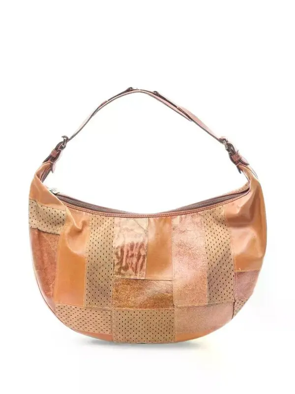 Dior 2000s Patchwork Tote Bag - Brown