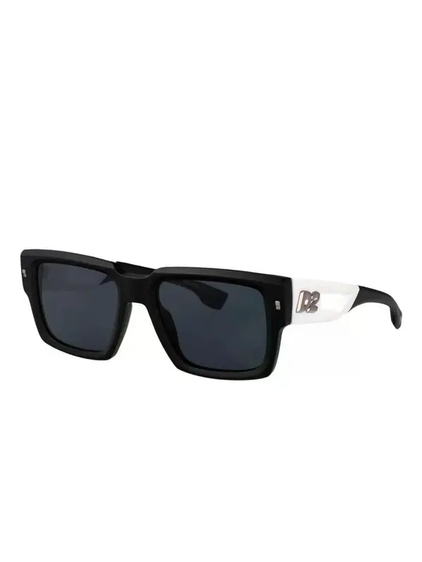 Dsquared2 Logo Plaque Square-frame Sunglasses