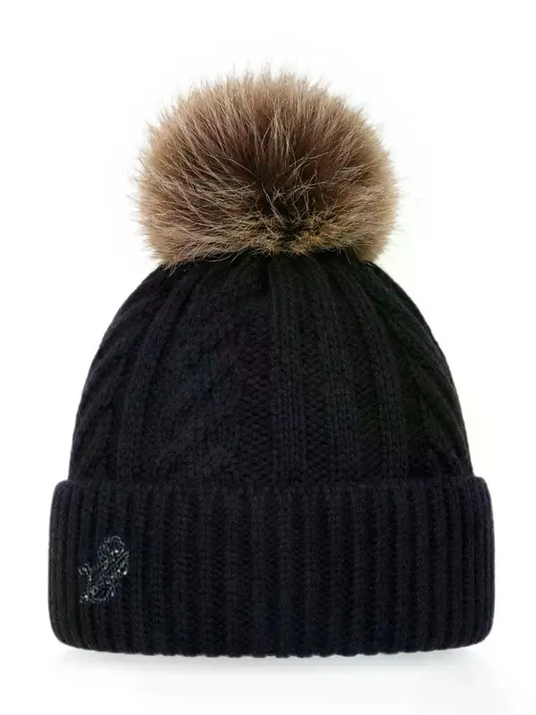 Liu Jo Knitted Hat With Pom-pom