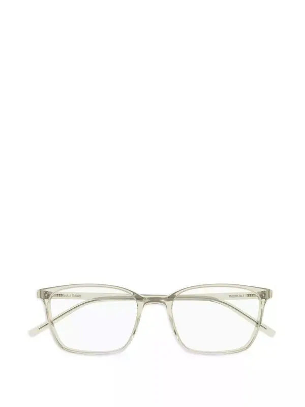 Saint Laurent Rectangle-frame Glasses - Neutrals