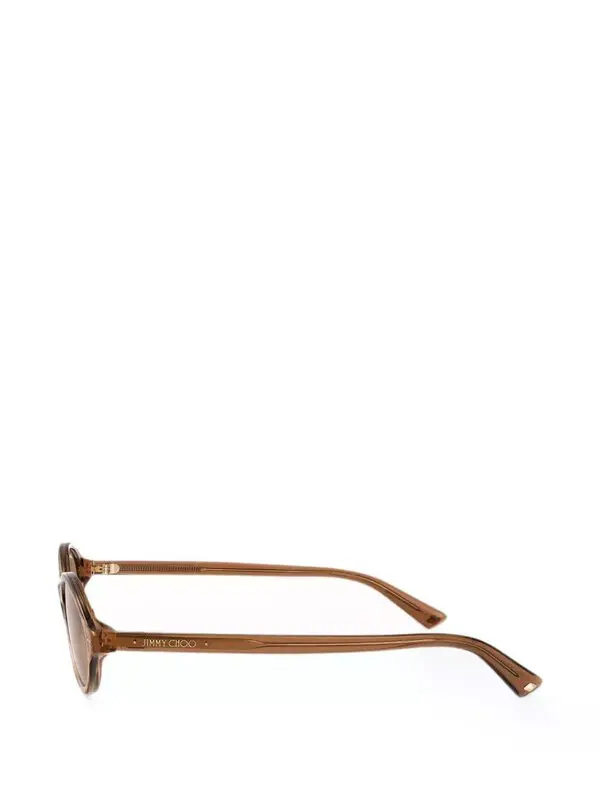 JIMMY CHOO Marais Oval-frame Sunglasses