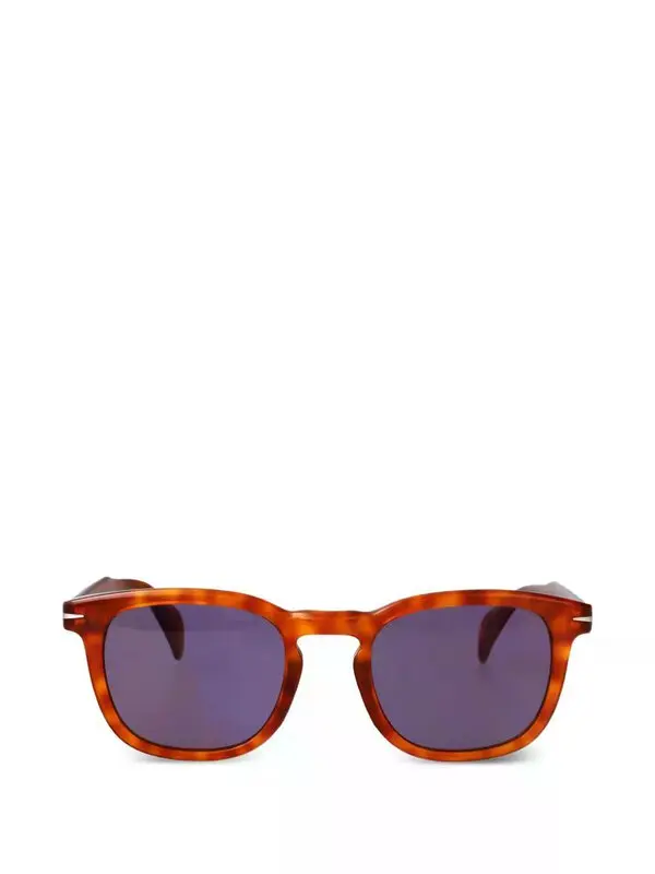 DB EYEWEAR BY DAVID BECKHAM Tortoiseshell Square Frame Sunglasses - Brown
