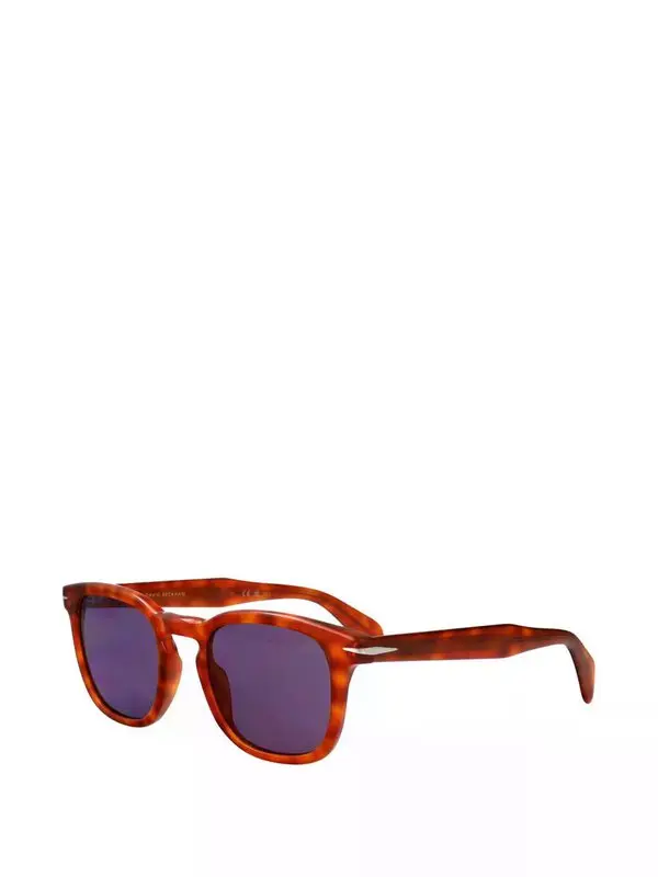 DB EYEWEAR BY DAVID BECKHAM Tortoiseshell Square Frame Sunglasses