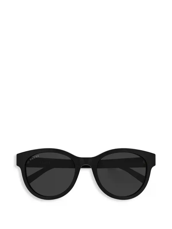 Gucci Gg Round-frame Sunglasses - Black