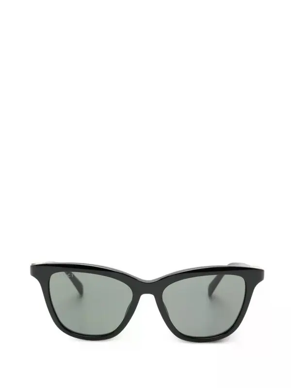 Gucci Cat-eye Logo Sunglasses - Black