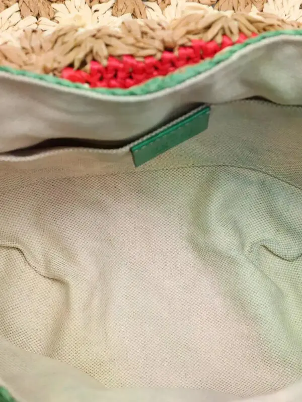 Gucci 2016-2026 Small Gg Marmont Raffia Crossbody Bag