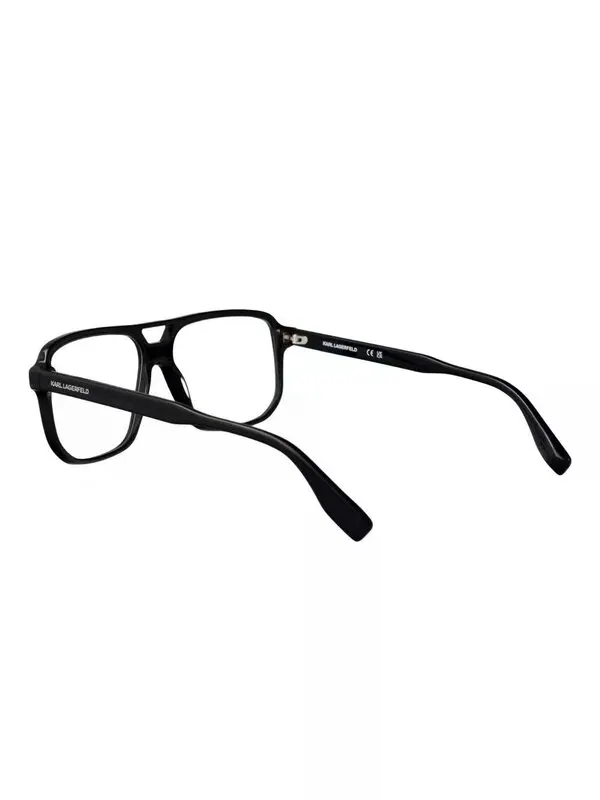 Karl Lagerfeld Kl6156 Rectangle Glasses - Black