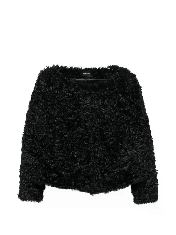Simone Rocha Boat Neck Jacket - Black