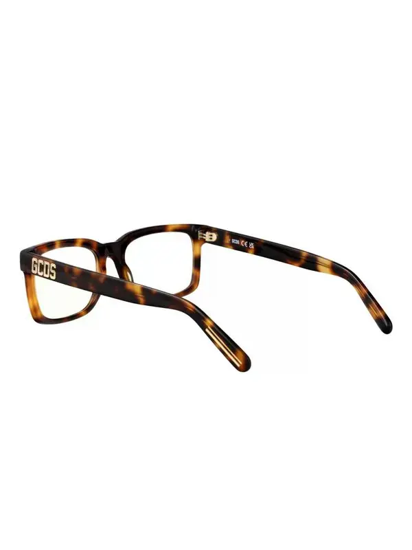 Gcds Logo-plaque Rectangle-frame Glasses