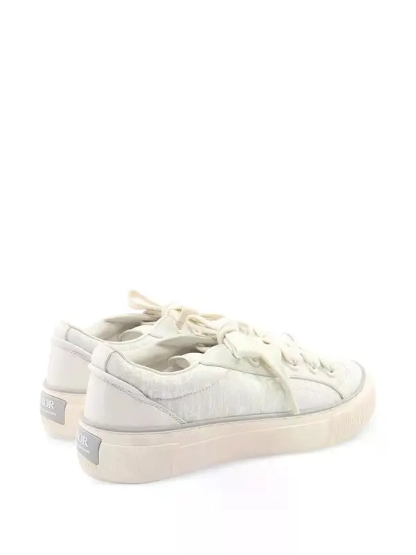 Dior B23 Oblique Canvas Panel Low Top Sneakers