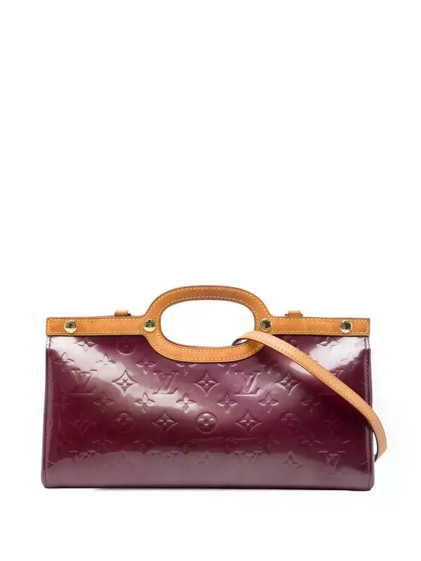 LOUIS VUITTON 2008 Monogram Vernis Roxbury Drive Satchel - Purple