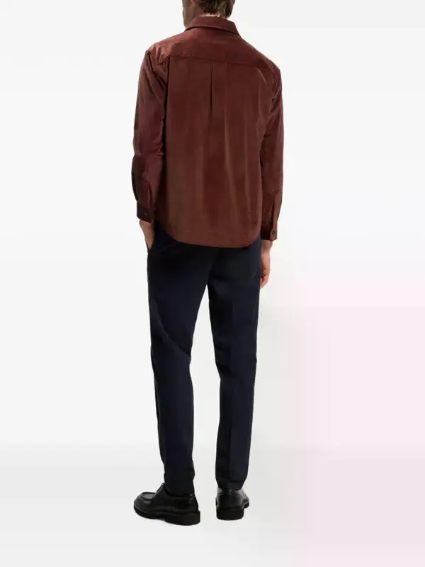 BOSS Relaxed-fit Blazer In Micro-pattern Stretch Cotton