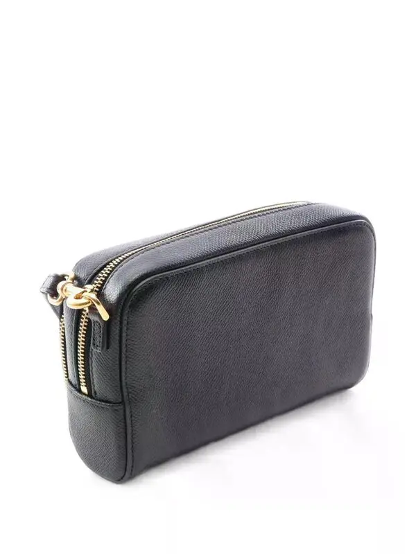Dior 2010s Karo Double Pouch Shoulder Bag