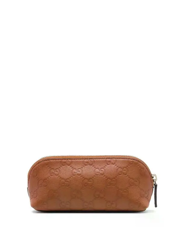 Gucci 2000-2015 Guccissima Pouch - Brown