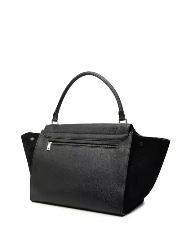 Celine Large Drummed Calfskin Satchel