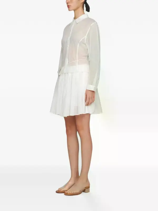 AMOMENTO Sheer Cotton Shirt