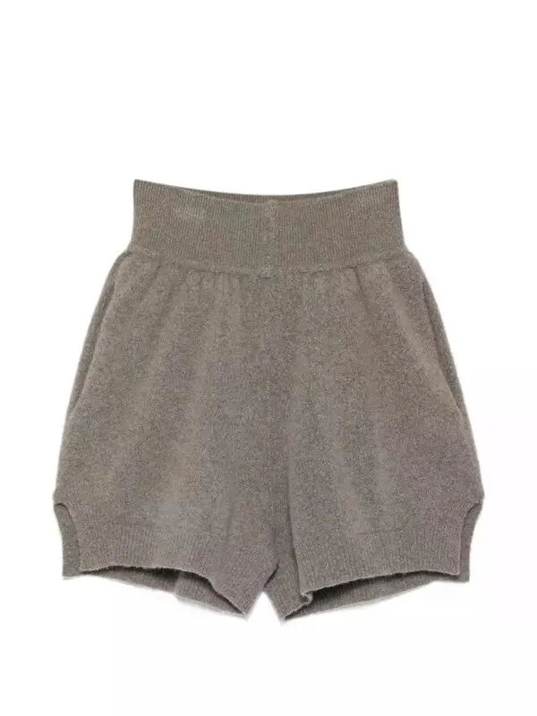 Rick Owens Dust Knitted Shorts - Grey