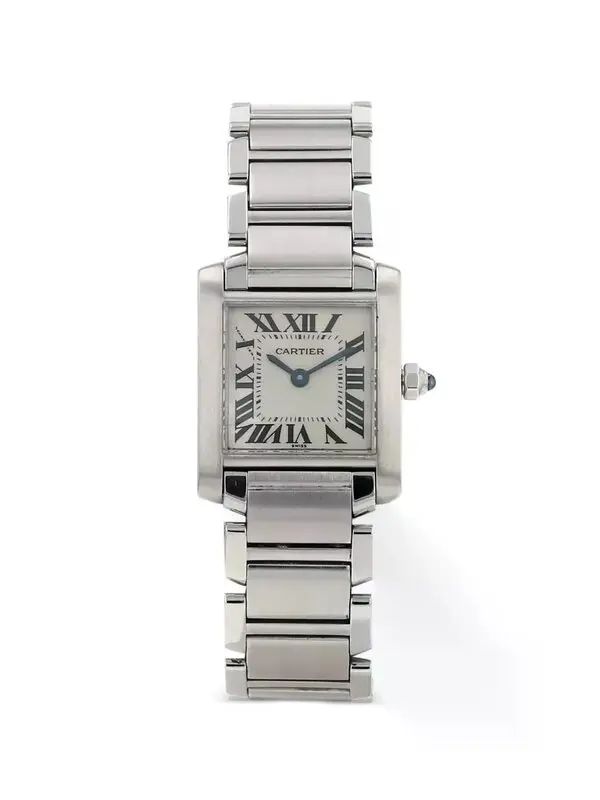 Cartier 20mm Tank Française Watch - Neutrals
