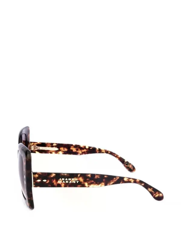 Isabel Marant Square-frame Tortoiseshell-effect Sunglasses