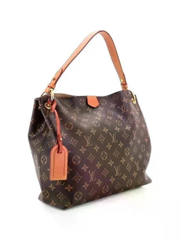 LOUIS VUITTON Graceful Handbag Monogram Canvas Mm Hobo Bag