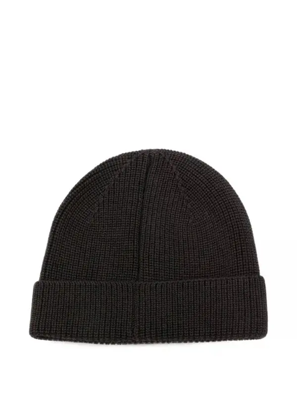 Tagliatore Grouse Logo-embroidered Ribbed-knit Beanie Hat