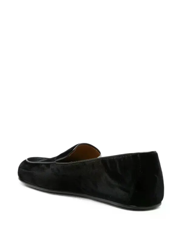 TOM FORD Leo Velvet Piped Loafers