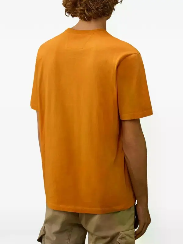 C.P. COMPANY 30/1 Jersey Short Sleeve Logo Patch T-shirt