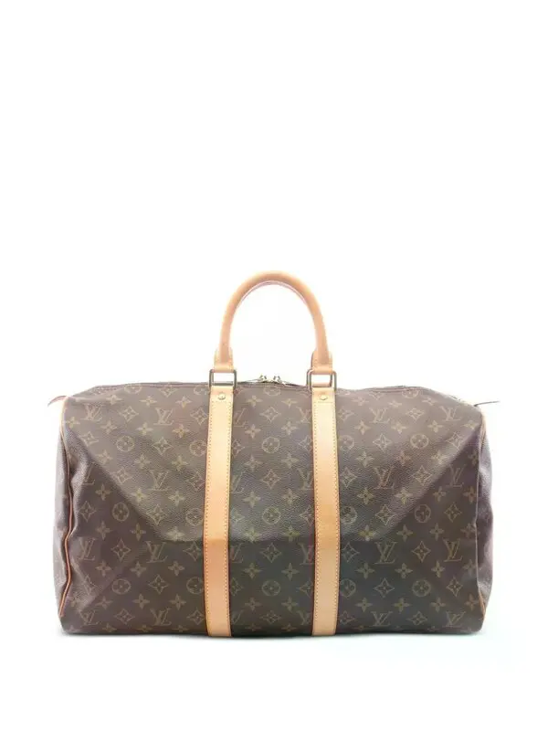 LOUIS VUITTON Keepall 45 Monogram Bag - Brown