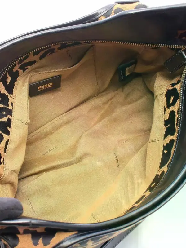 Fendi 2010s Leopard-print Shoulder Bag