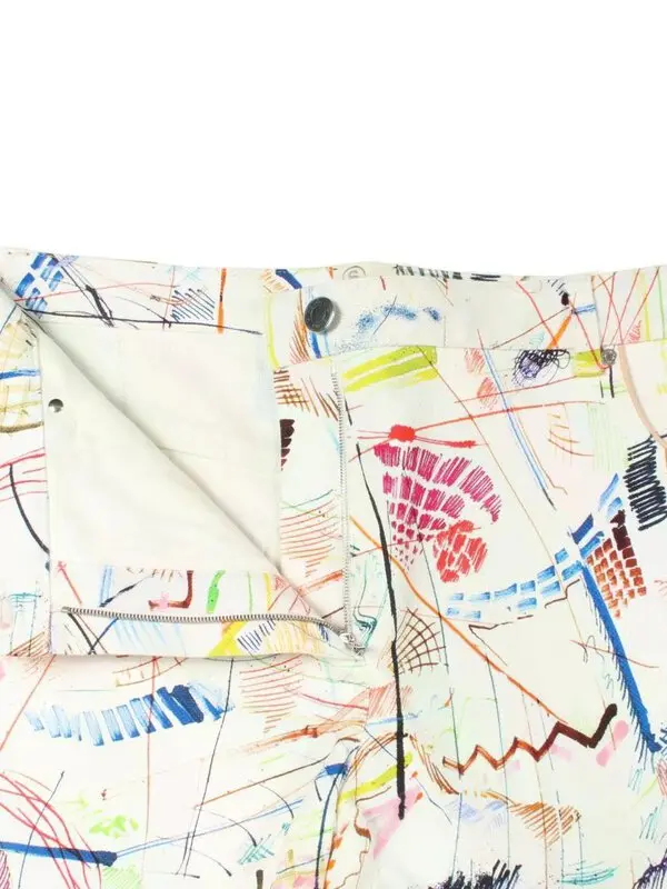 Hermès 2010s Abstract-pattern Shorts
