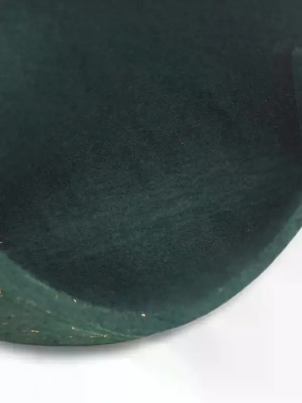 Hermès Felt Pouch With Perforated H Logo - Green