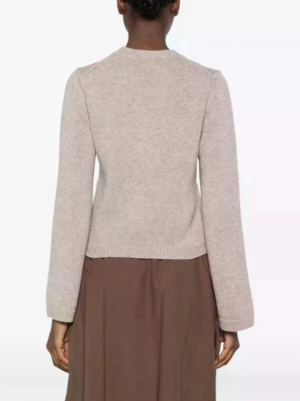 ALLUDE Button-up Patch-pocket Cardigan