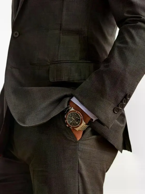 Ralph Lauren Purple Label Kent Glen Plaid Wool Suit